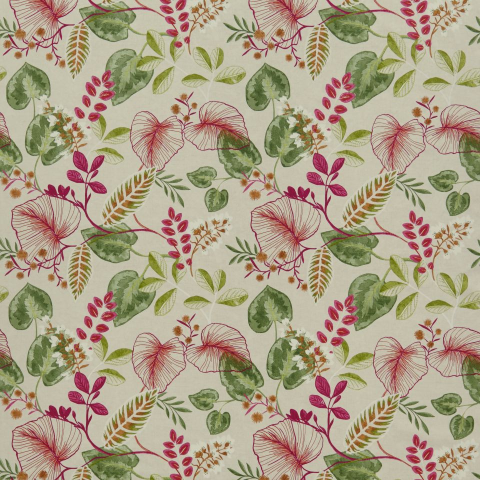 Fandango - Cassis fabric | Rainforest | iLiv