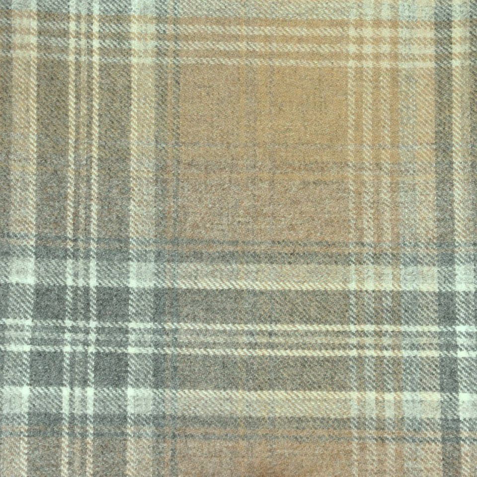 Balmoral - Beige fabric | Highland Wool | Chess Designs