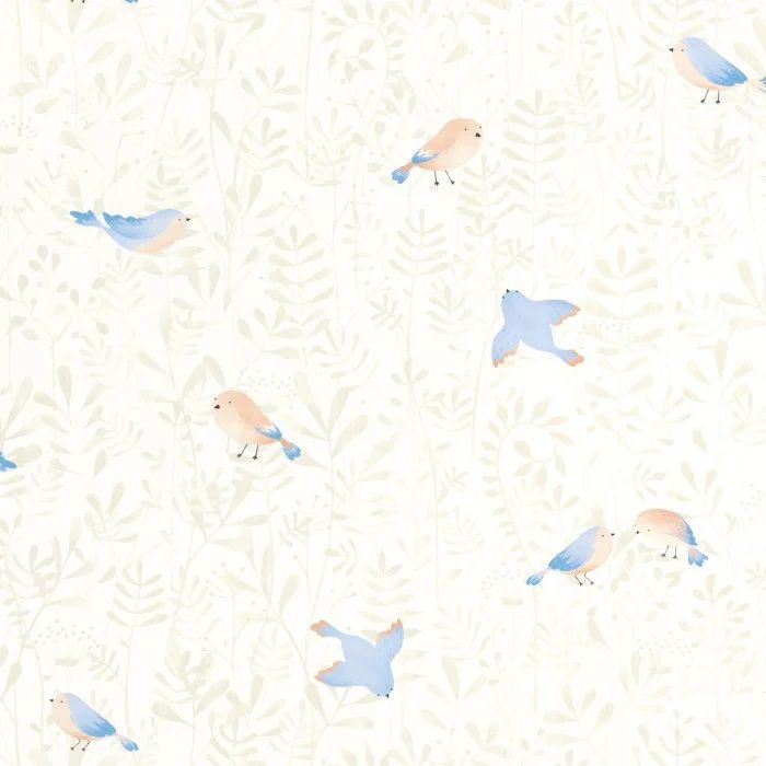 Flying Bird - Blue Ciel wallpaper | Once Upon A Time Wallpapers | Casadeco