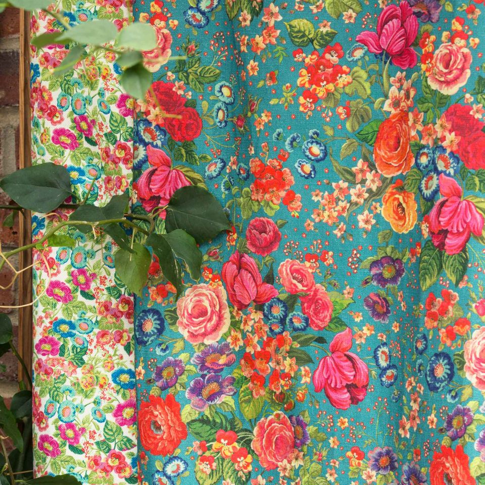 Hermione - Raspberry fabric | Library Fabrics | Blendworth