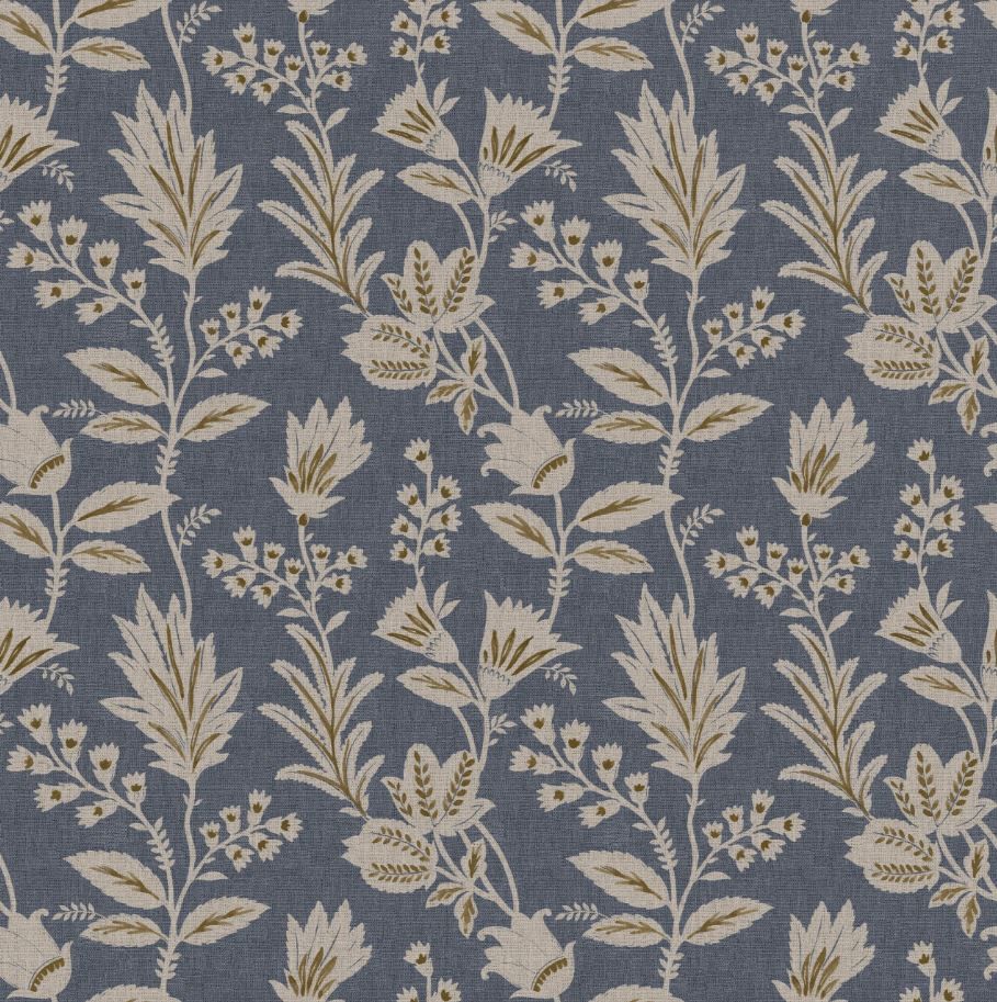 Caravelle - Ink fabric | Toulouse Fabrics | Ashley Wilde