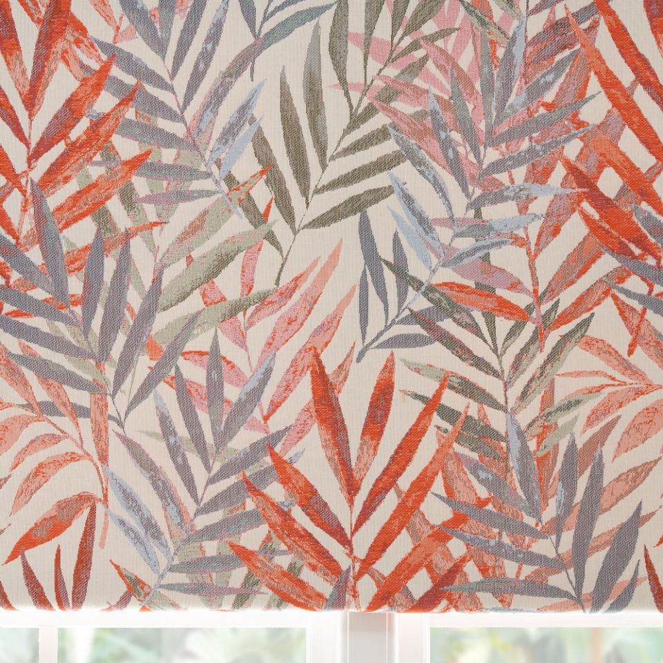 Palm - Orange fabric | Windward | Chess Designs