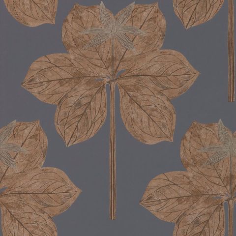 Lovers Knot - Russet wallpaper | Palmetto Wallpapers | Harlequin