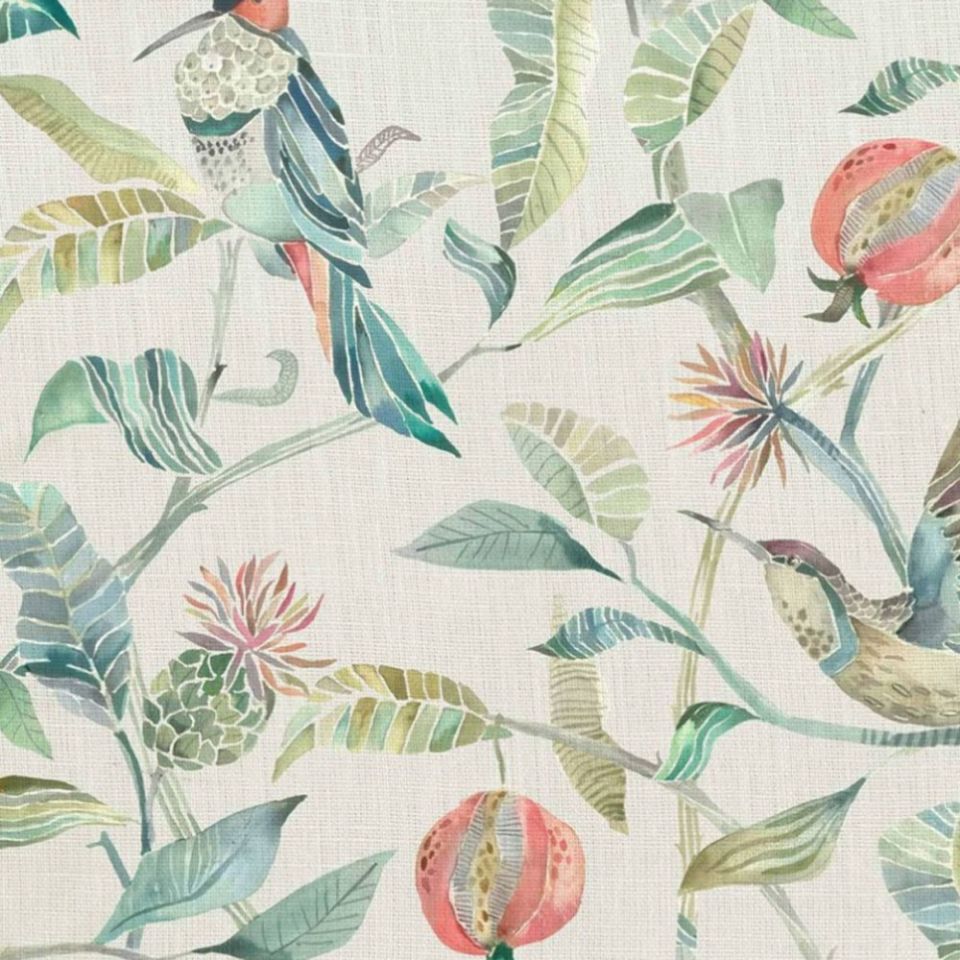 Colyford - Pomegranate fabric | Tiverton | Voyage