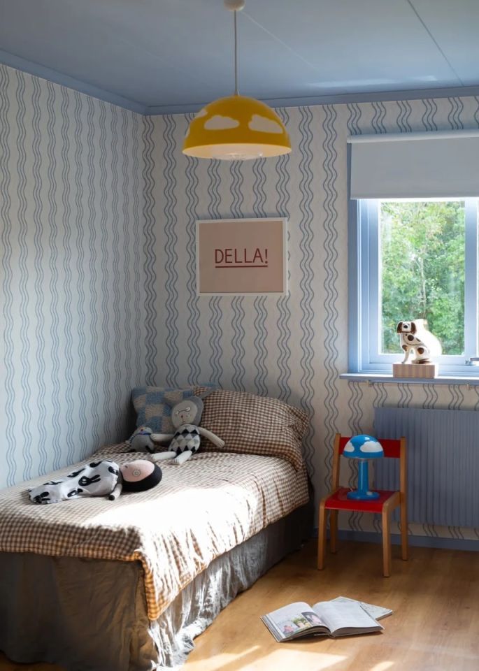 Ben - Light Blue wallpaper | Tidlosa | Sandberg