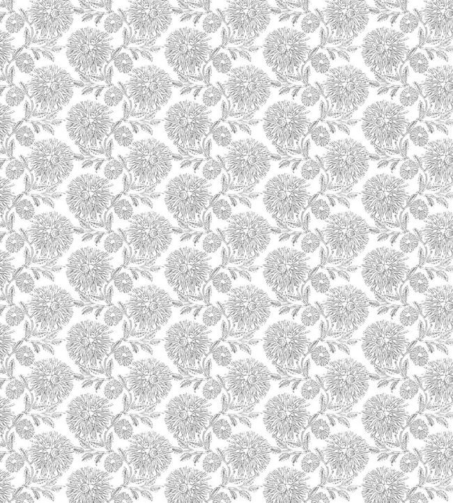 Delphine - Ink fabric | Indienne | Warwick