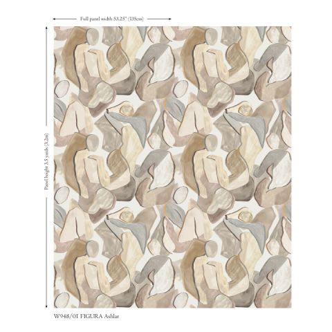 Figura - Ashlar wallpaper | Tsauri - Wallcoverings | Black Edition