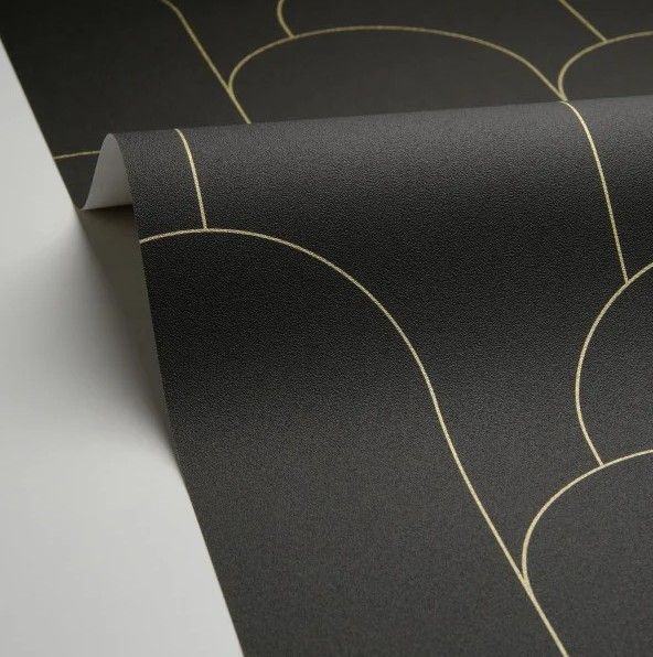 Ornament - Noir Dore wallpaper | Kitchen Box | Caselio