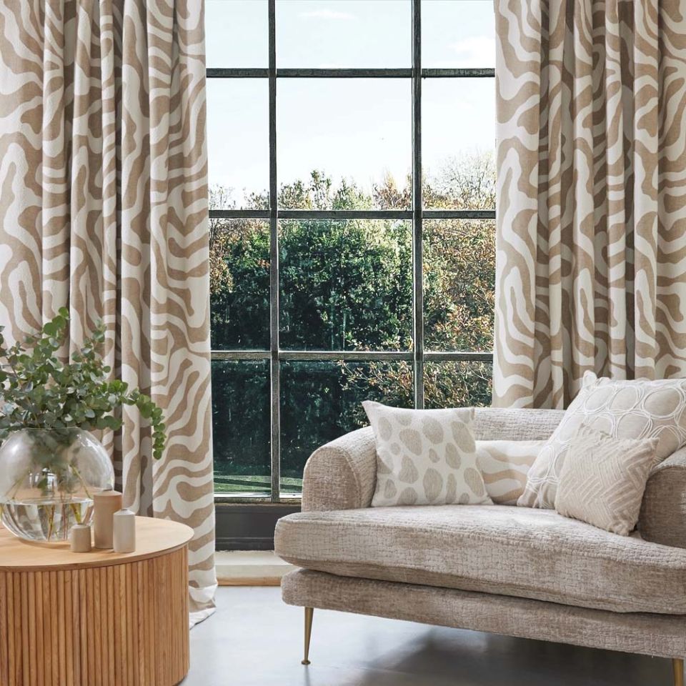 Sigrid - Ecru fabric | Scandi | Prestigious Textiles