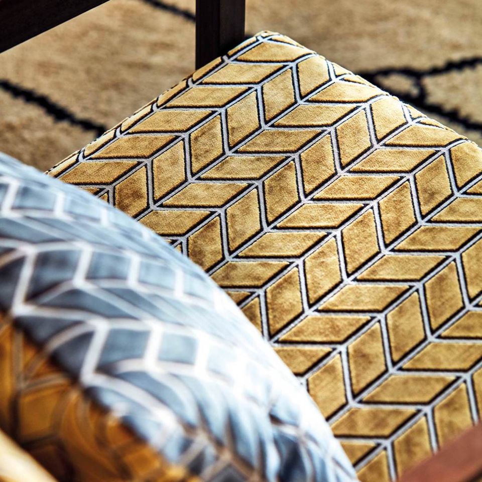 Perplex - Ochre fabric | Momentum 13 Fabrics | Harlequin
