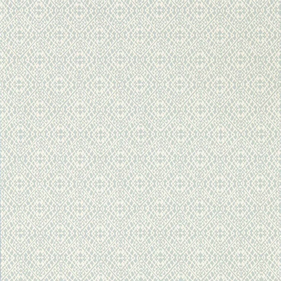 Pinjara Trellis - Blue Clay wallpaper | Littlemore Wallpapers | Sanderson