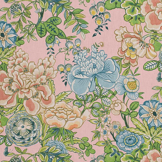 Peony Garden - Blush fabric | Sojourn Fabrics | Thibaut