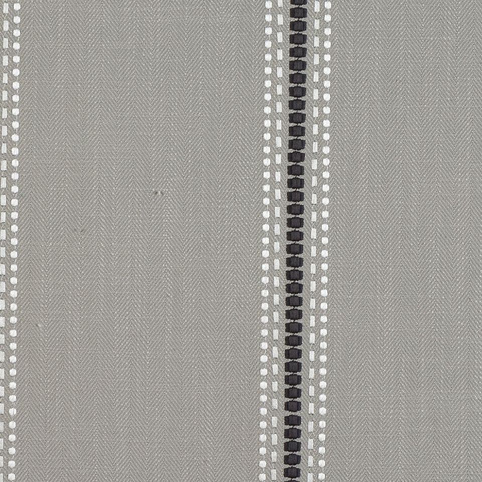 Bromley Stripe - Silver fabric | Appledore | Porter & Stone