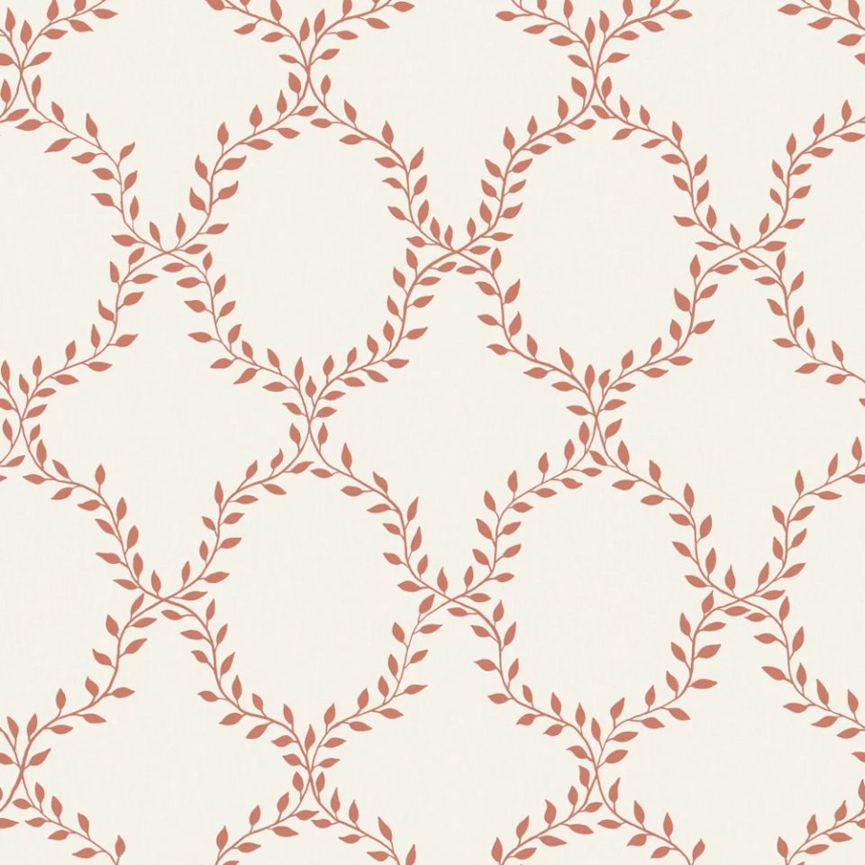 Wilma - Red wallpaper | Tidlosa | Sandberg