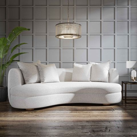 Everest - Ecru fabric | Boucle 11 | Warwick