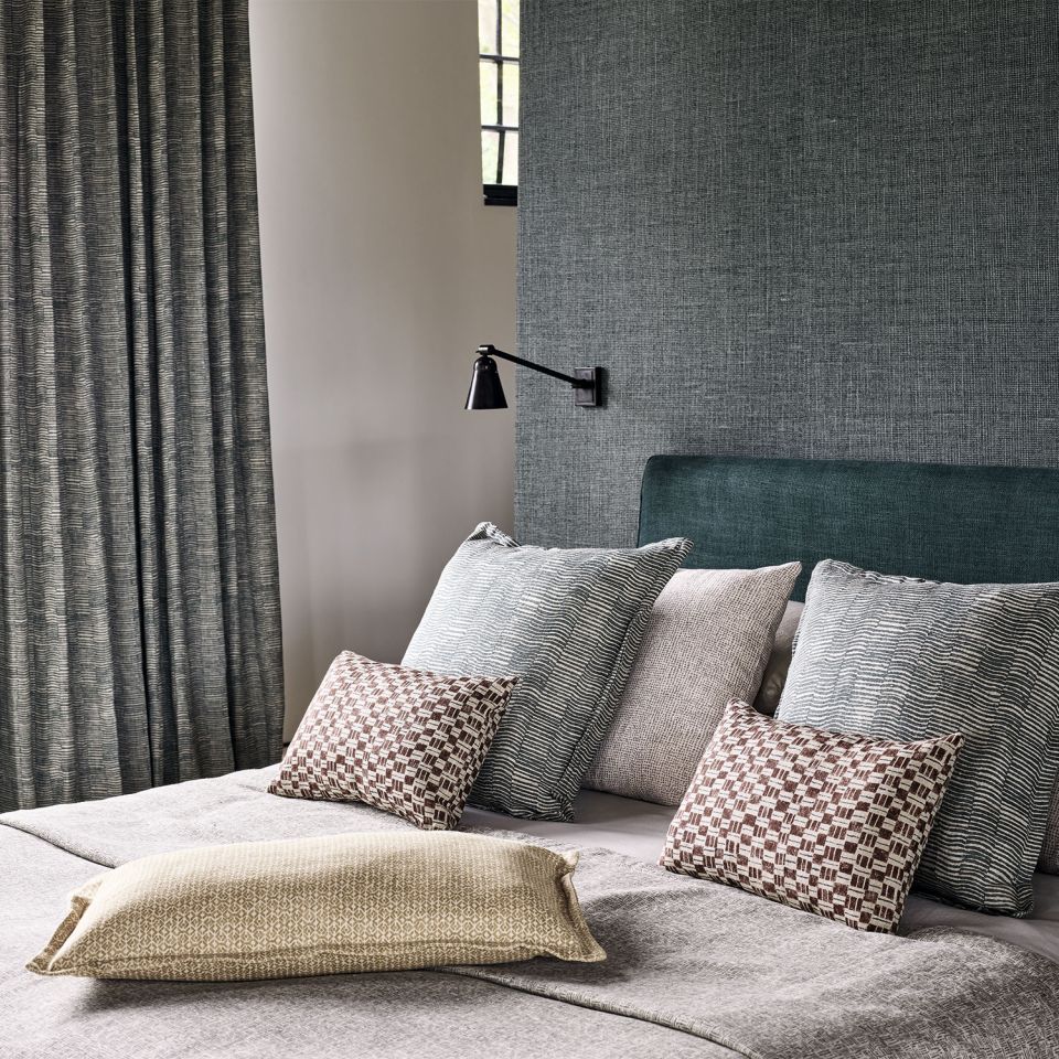 Woodcut - Atlantic fabric | Timeless Prints | Mark Alexander