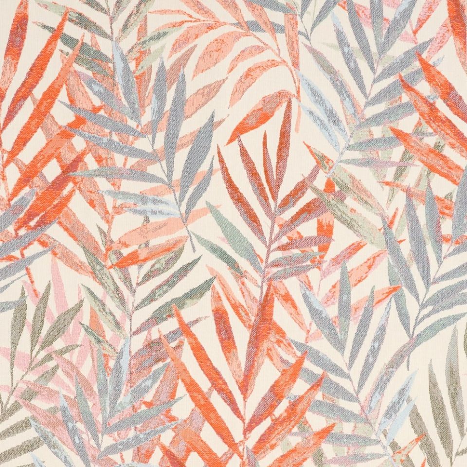 Palm - Orange fabric | Windward | Chess Designs