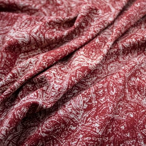 Simla - Red fabric | Indienne | Warwick