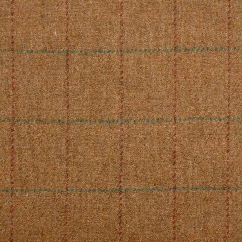 Huntsman Check - Burnt Umber fabric | Harris Tweed | Art of the loom