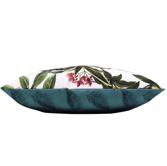 Riva Home Evans Lichfield - Parrots Outdoor Cushion - Multi/Teal ...