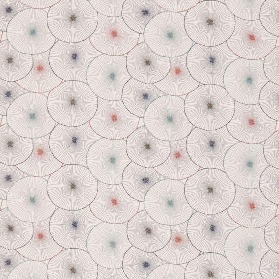 Aster - Russet/Willow/Nutmeg/Dusk fabric | Palmetto Fabrics | Harlequin