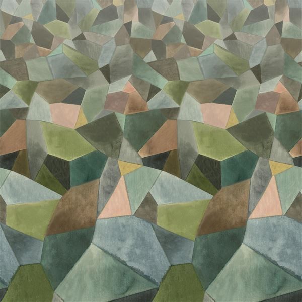 Geo Modern - Jade wallpaper | Scenes & Murals | Designers Guild