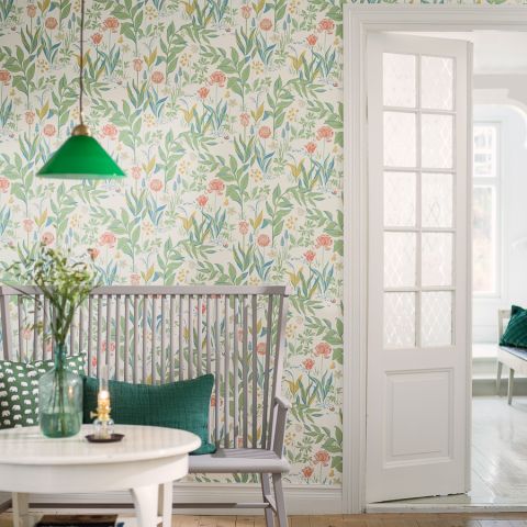Spring Garden - Pale Ivory wallpaper | In Bloom | Borastapeter