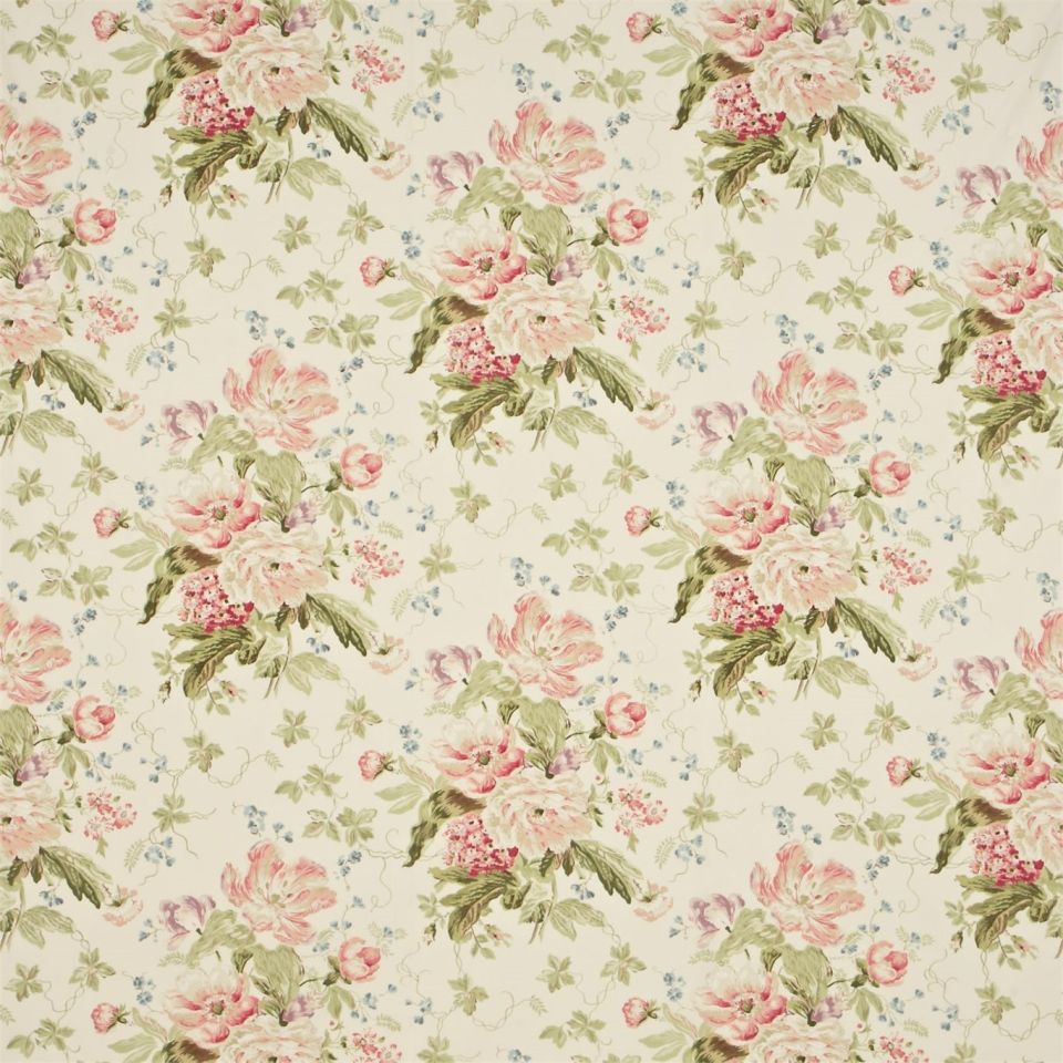 Alsace - Cream/Rose fabric | Sanderson One Sixty Fabrics | Sanderson