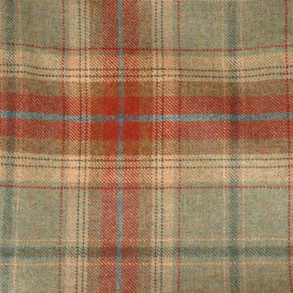 Balmoral - Jalapeno fabric | Highland Wool | Chess Designs