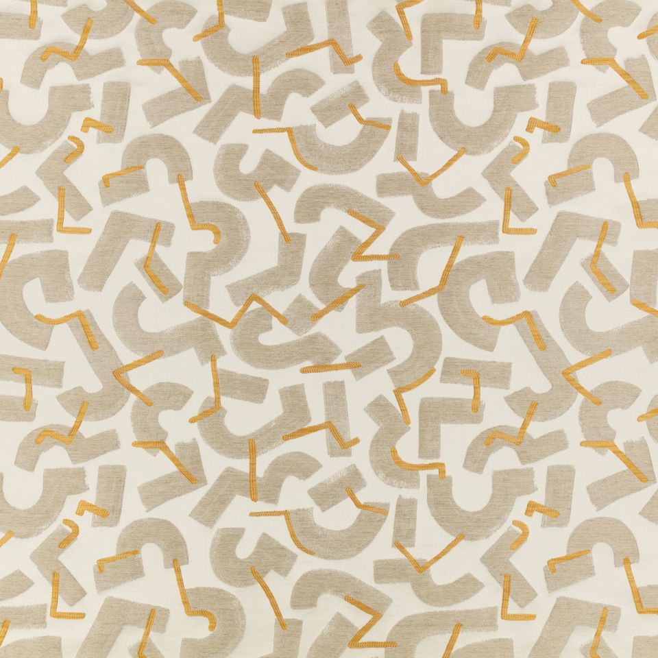 René - Ochre fabric | Salvador | Zinc Textiles