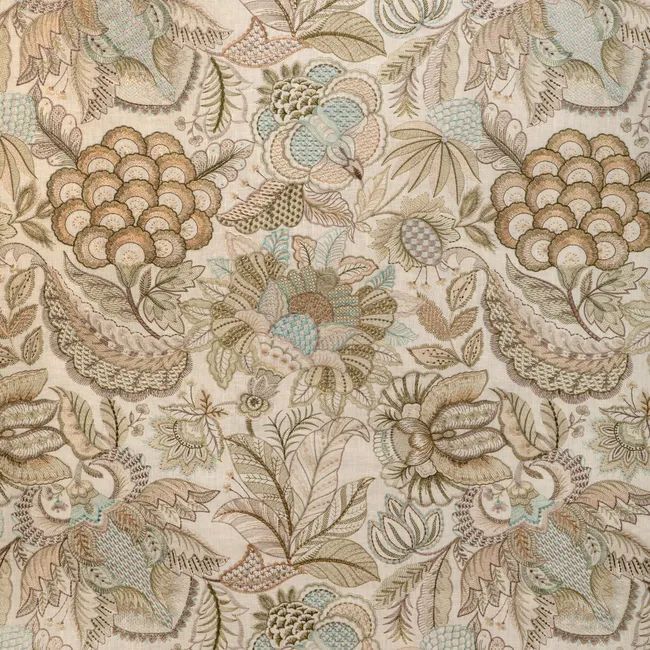 Eden - Sage/Stone fabric | Garden Walk | Lee Jofa
