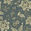 Palampore - Denim fabric | Eden | Clarke & Clarke