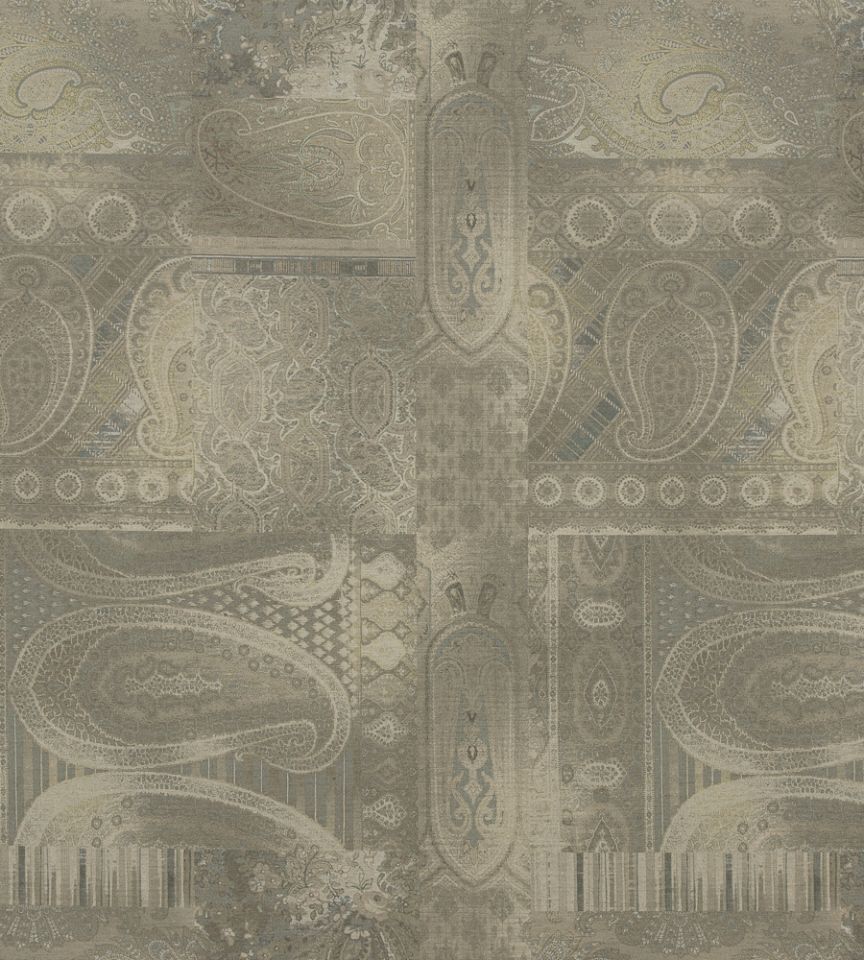 Lomond Linen - Warm Grey fabric | Festival | Mulberry Home