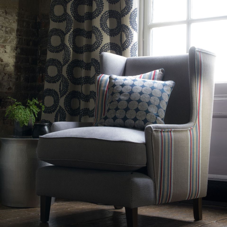 Dashiki - Indigo fabric | Amara | Clarke & Clarke