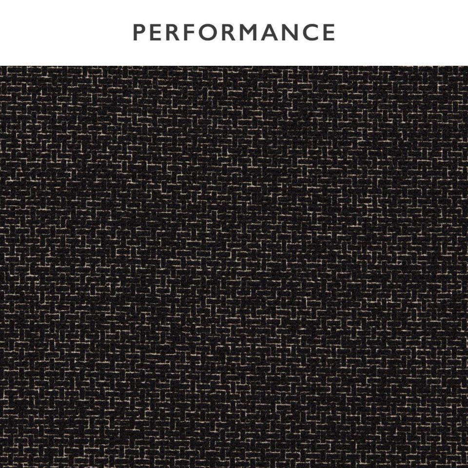 Arran - Black Earth/Chalk fabric | Performance Boucle | Harlequin