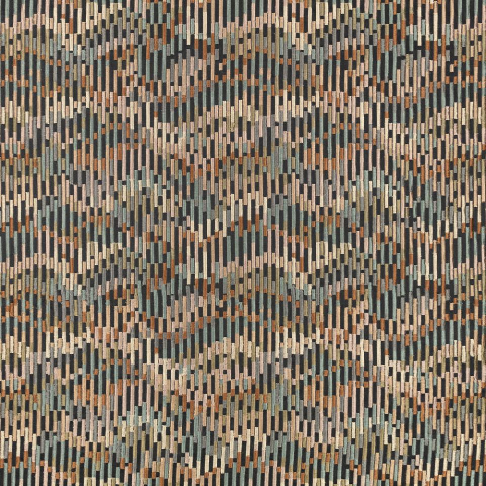 Avari - Mehndi fabric | Isoku | Black Edition