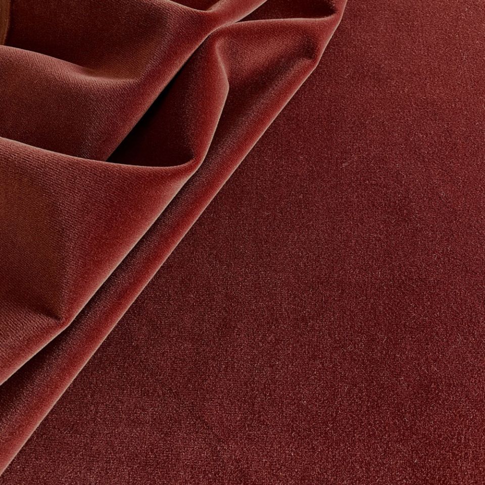 Palis Velvet - Russet fabric | Poppinjay II | Ian Sanderson