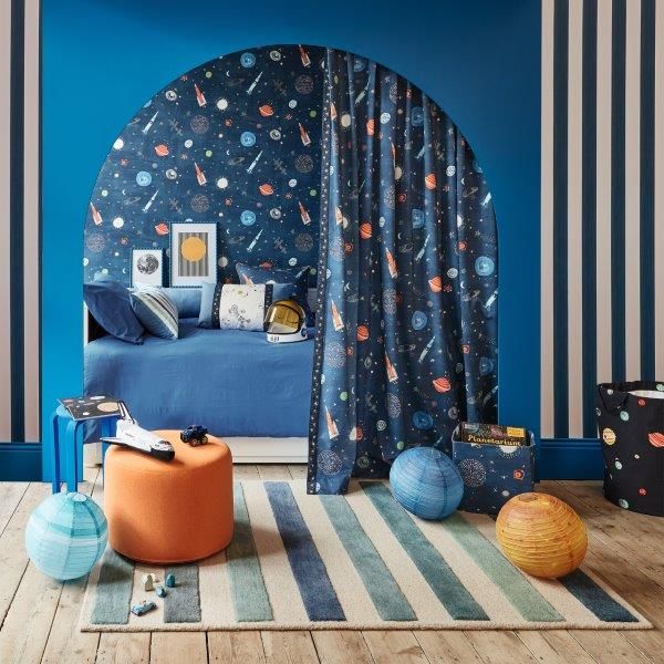 Candy Cane Rug Ocean | Villa Nova Rugs