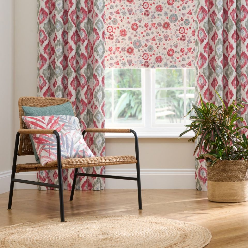 Coraline - Pink fabric | Windward | Chess Designs