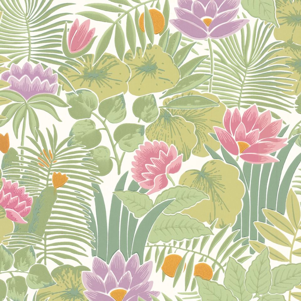 Reverie - Jardin wallpaper | 20th Century Papers | Little Greene Paint ...