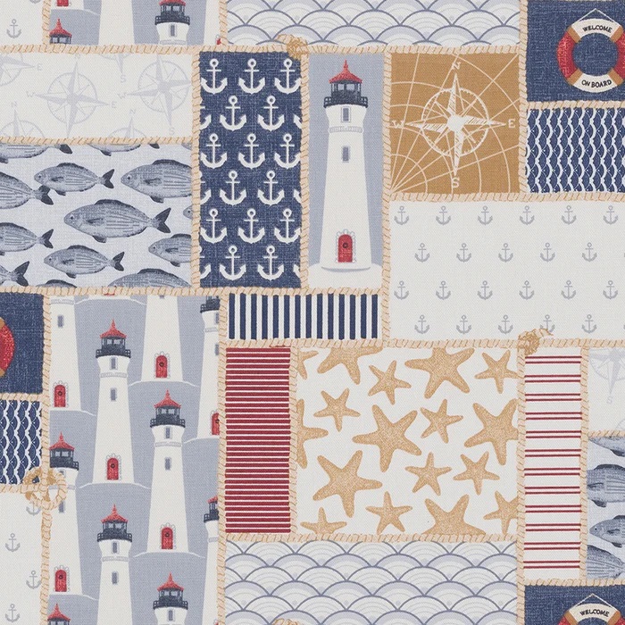Coast - Blue fabric | Coast | Fryetts
