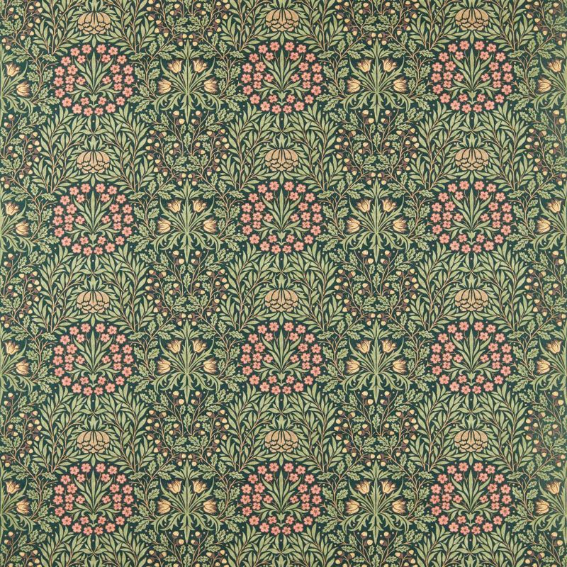 Daisy & Oak - Forest fabric | The Unfinished Works Fabrics | Morris & Co