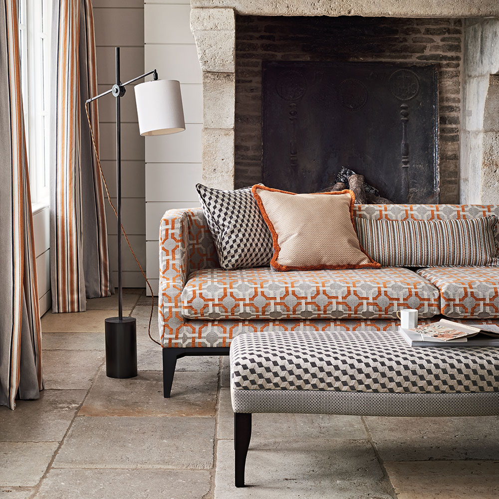 Ditton - Henna fabric | Orton | Romo
