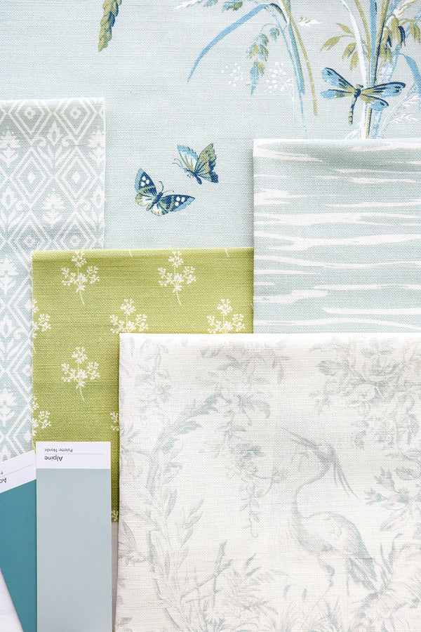 Edward Heron - First Light fabric | River’s Walk | Meg Morton