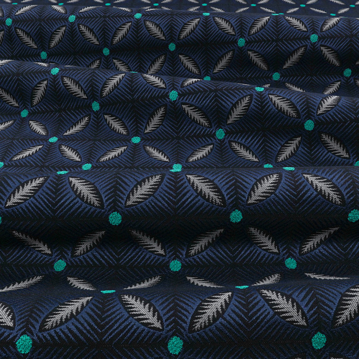 Effie - Indigo Sky fabric | Temperley London x Romo Fabric | Romo