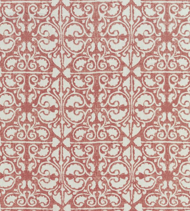 Elbury - Red fabric | Small Prints | Baker Lifestyle