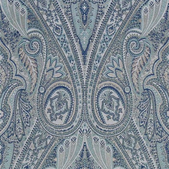 Empress - Azure fabric | Kashmir | Jim Dickens