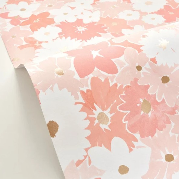 Flora - Rose Layette wallpaper | Let’s Go Girls! | Caselio