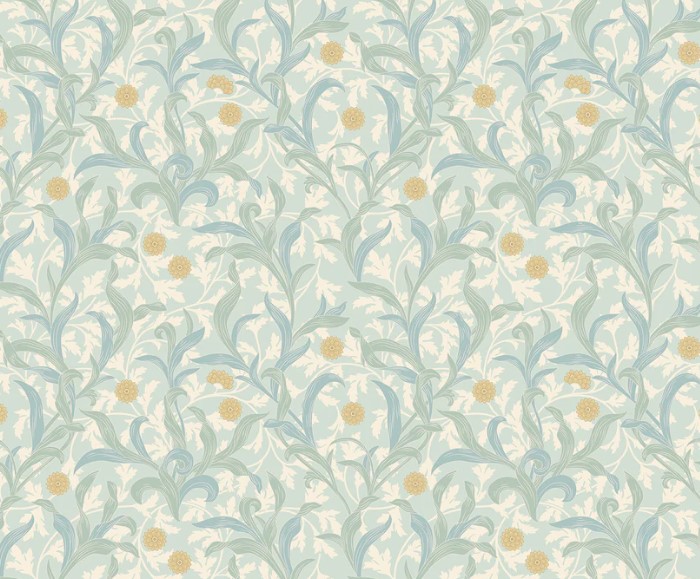 Floral Trail - Duck Egg Blue wallpaper | Elegance | Hoopla Walls