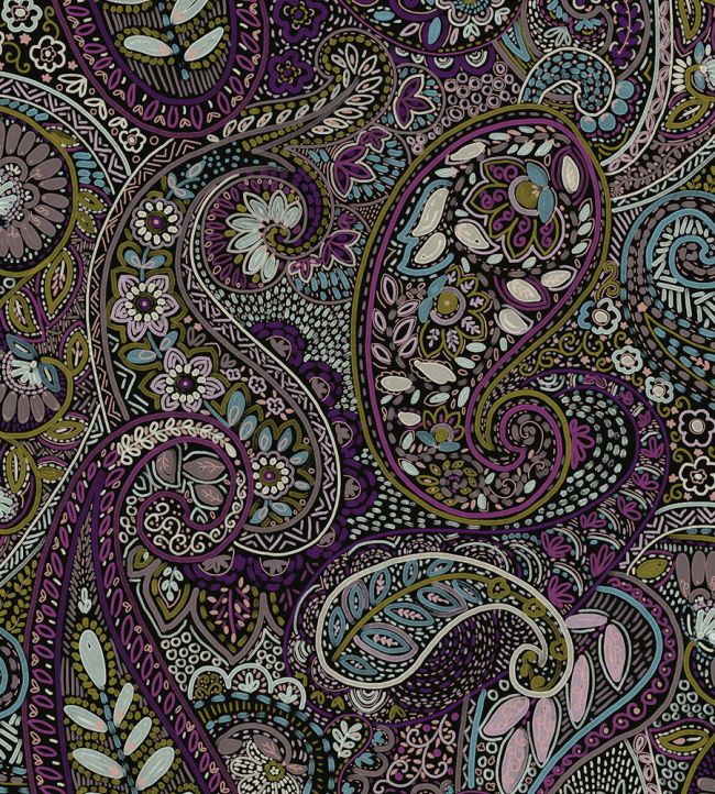 Grande Pashmina - Jacaranda 1 fabric | Amari | Arley House